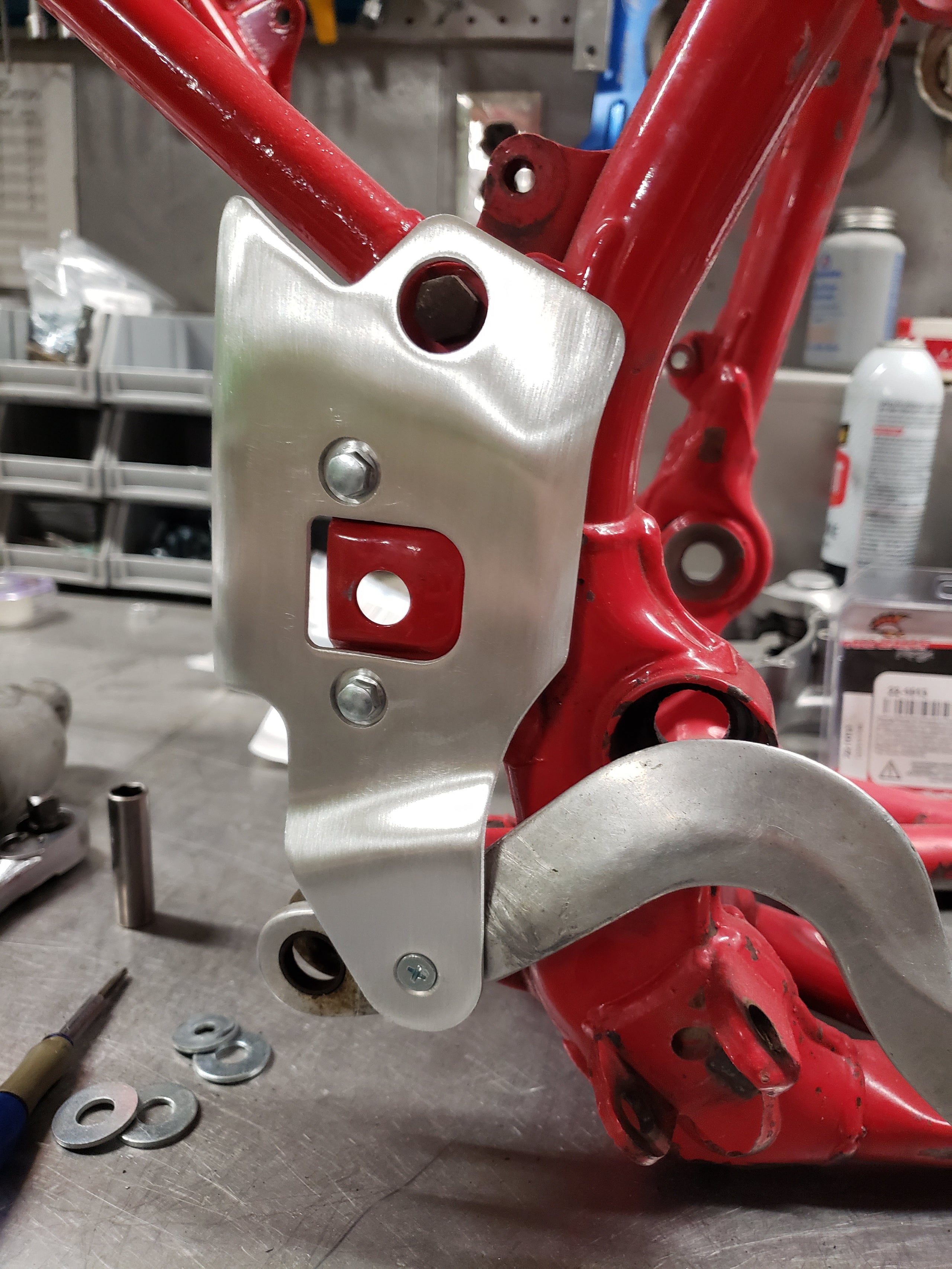 88-90 CR250 & 89-90 CR125 HRC replica Frame guard Right Side Only ...